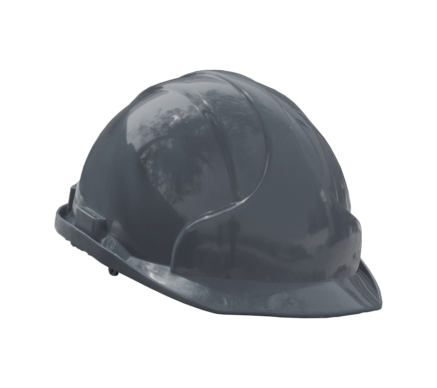 Grey Hard Hat SABS | SABS-Certified, Durable & Impact-Resistant
