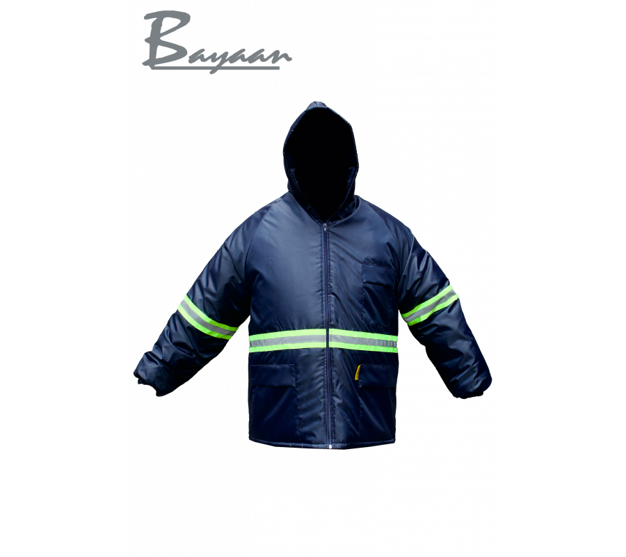 BAYAAN Extra Padded Freezer Jacket With Reflective Tape