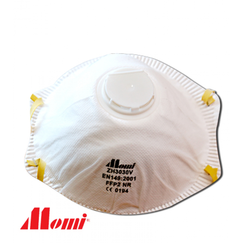 Momi Premium FFP2V with Valve Dust Mask